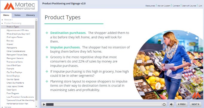 Product Positioning and Signage